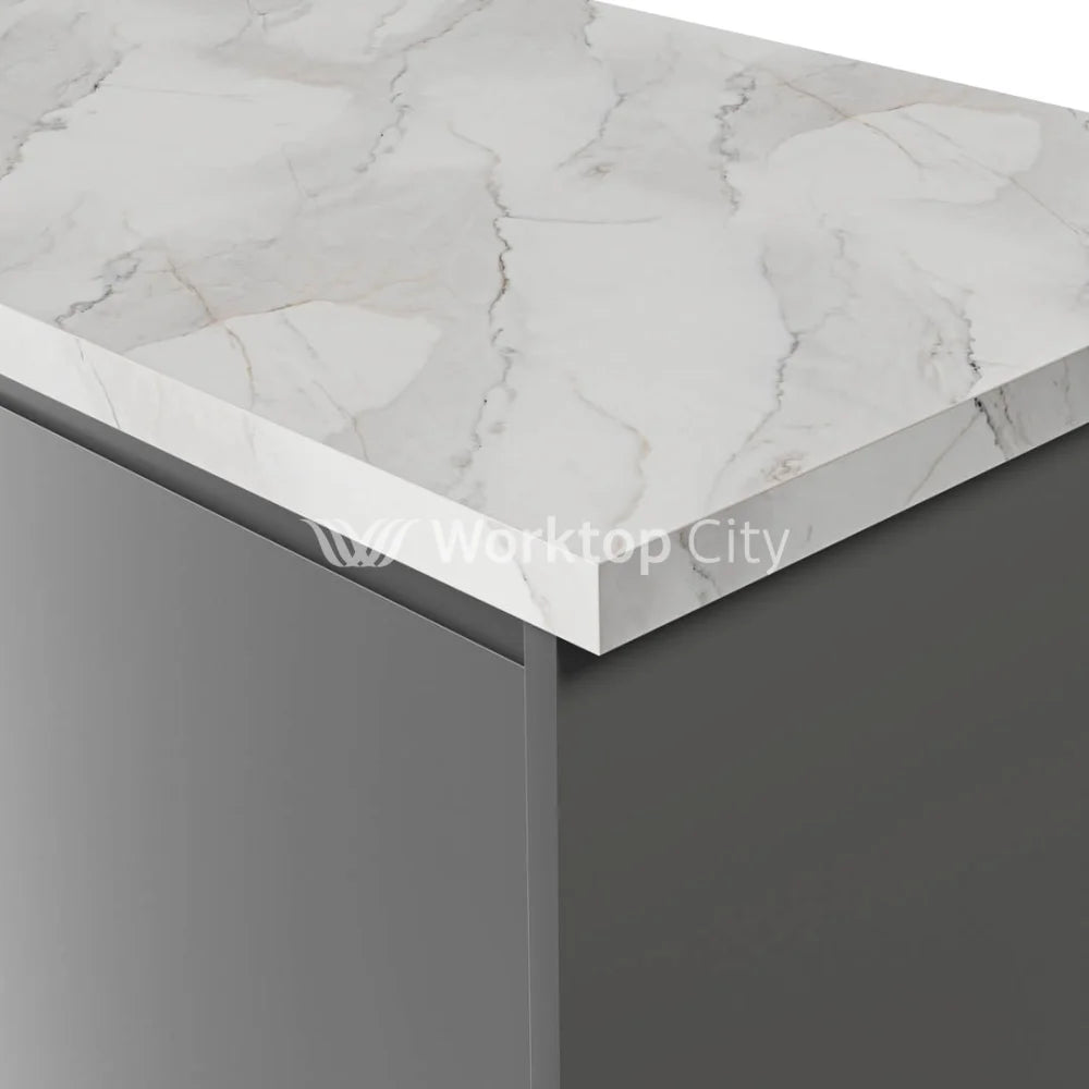 Krono-Finesse Laminate Kitchen Worktops K551 SU Calacatta Olympus - Sq – Worktop City