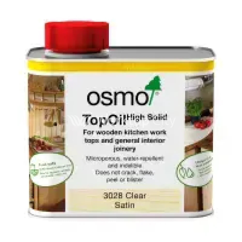 Osmo Top Oil 500ml - Clear Satin 3028Product information Osmo Top Oil – Worktop City