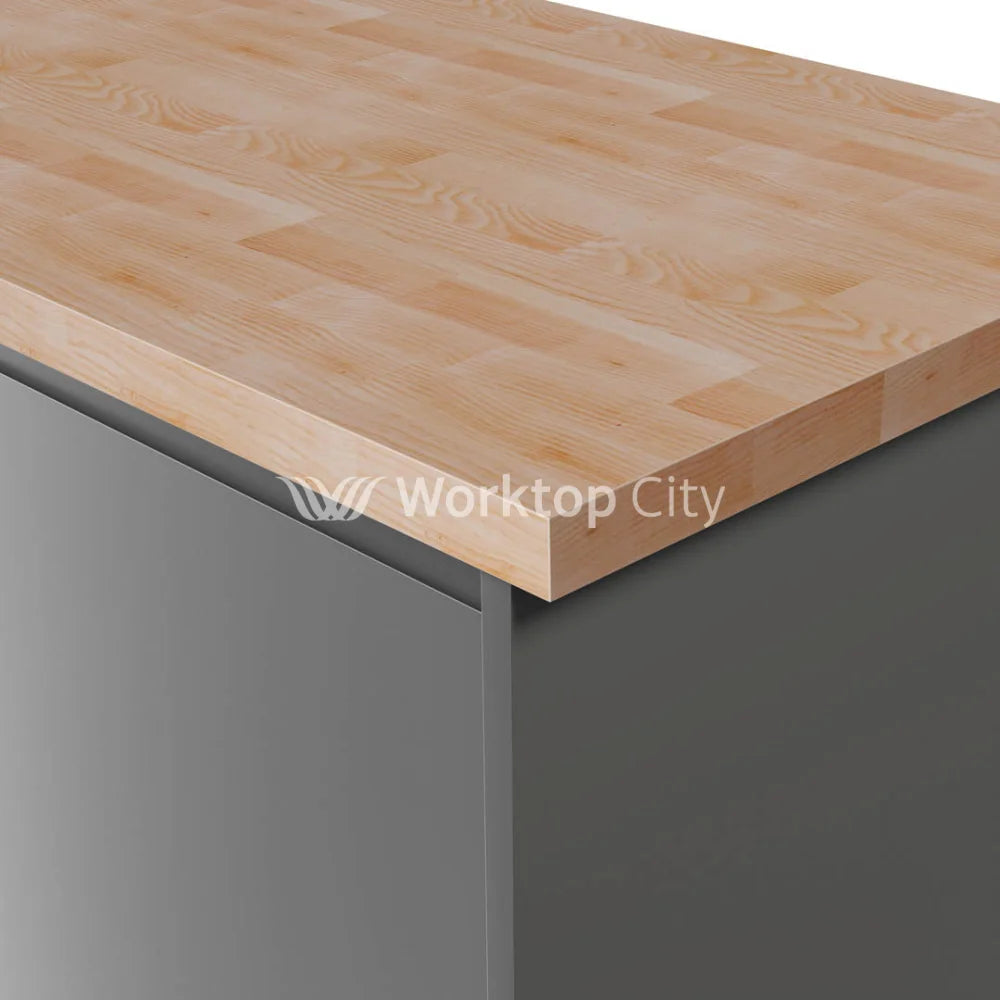 WTC Elegance Solid Ash Wood Kitchen Worktops 40mm T – Worktop City