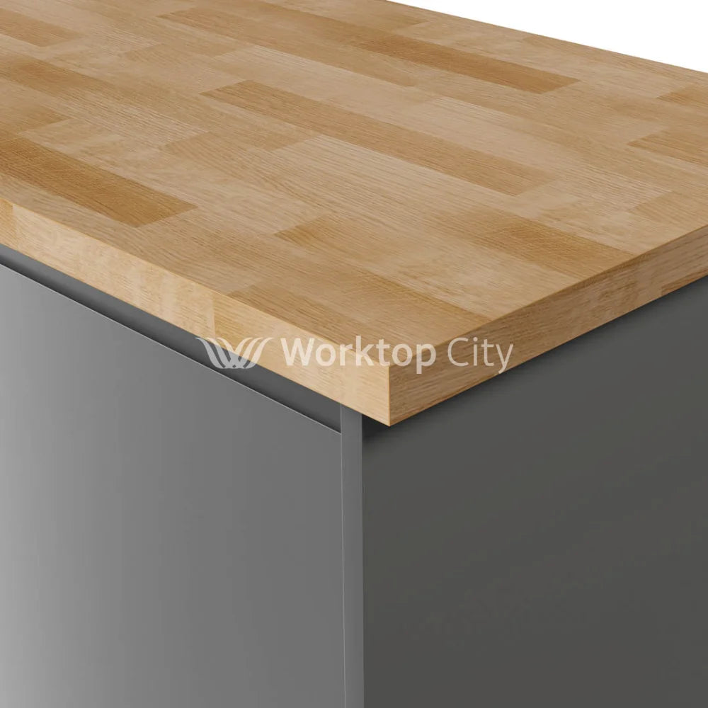 WTC Elegance Solid Prime Oak Real Wood Kitchen Worktops 40mm T – Worktop City