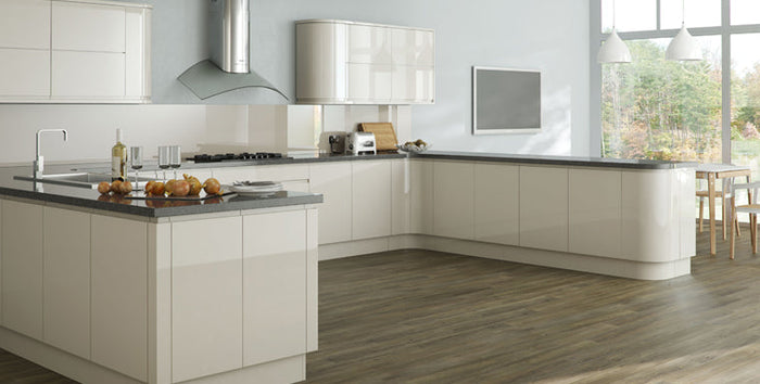 Ivory/Mussel Kitchen Doors – Worktop City
