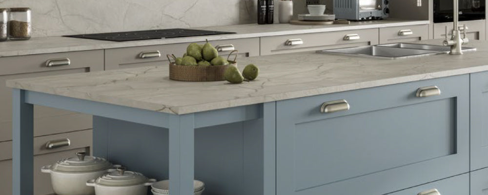Marble Effect Laminate Kitchen Worktops | Worktop City