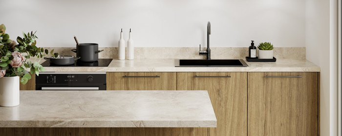 Beige Laminate Kitchen Worktops | Worktop City
