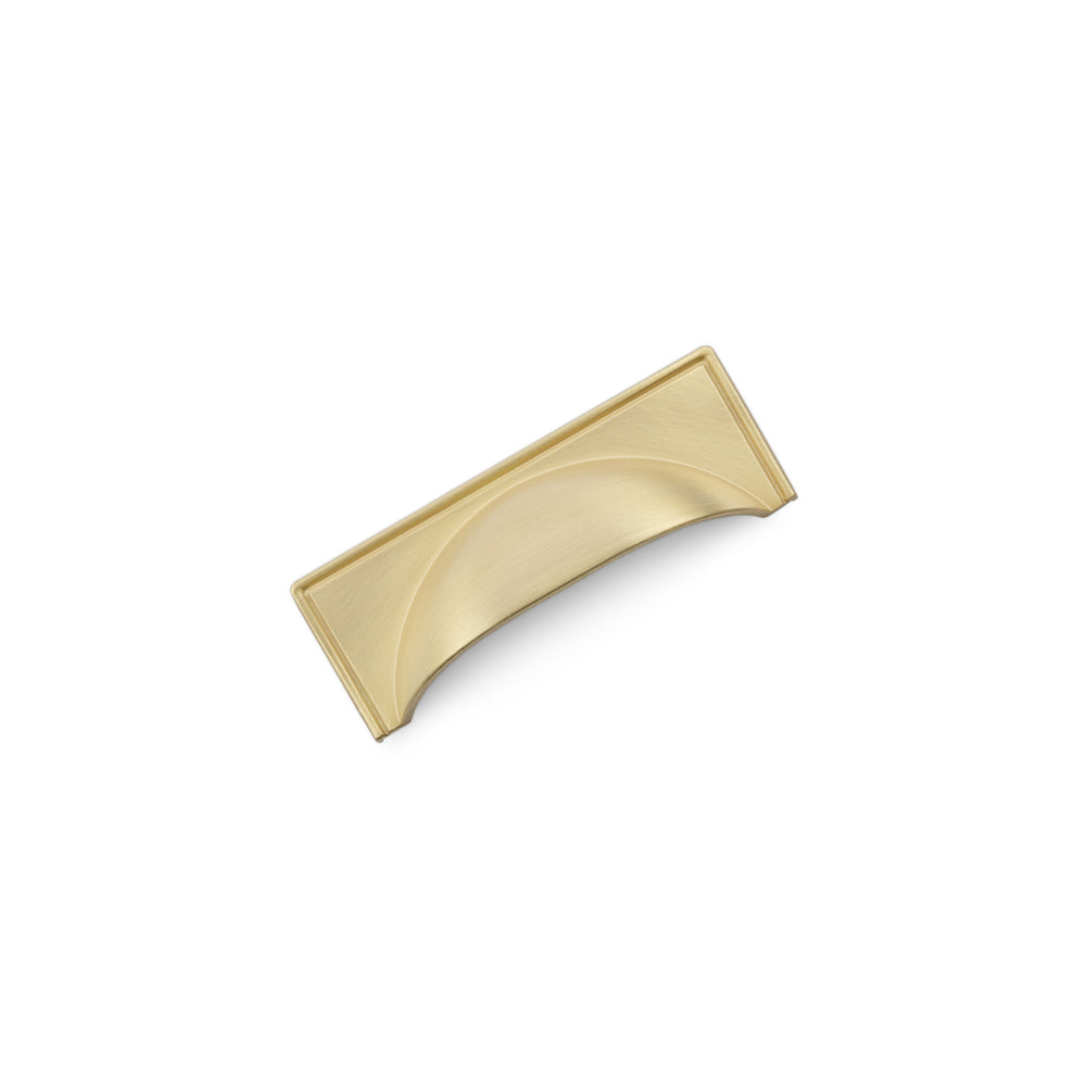 WINDSOR Cup Handle Kitchen/Bedroom Door Handle Satin Brass – Worktop City