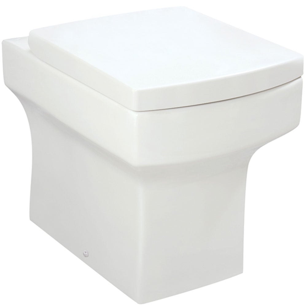 Astini Braga Square Back To Wall Toilet Pan – Worktop City
