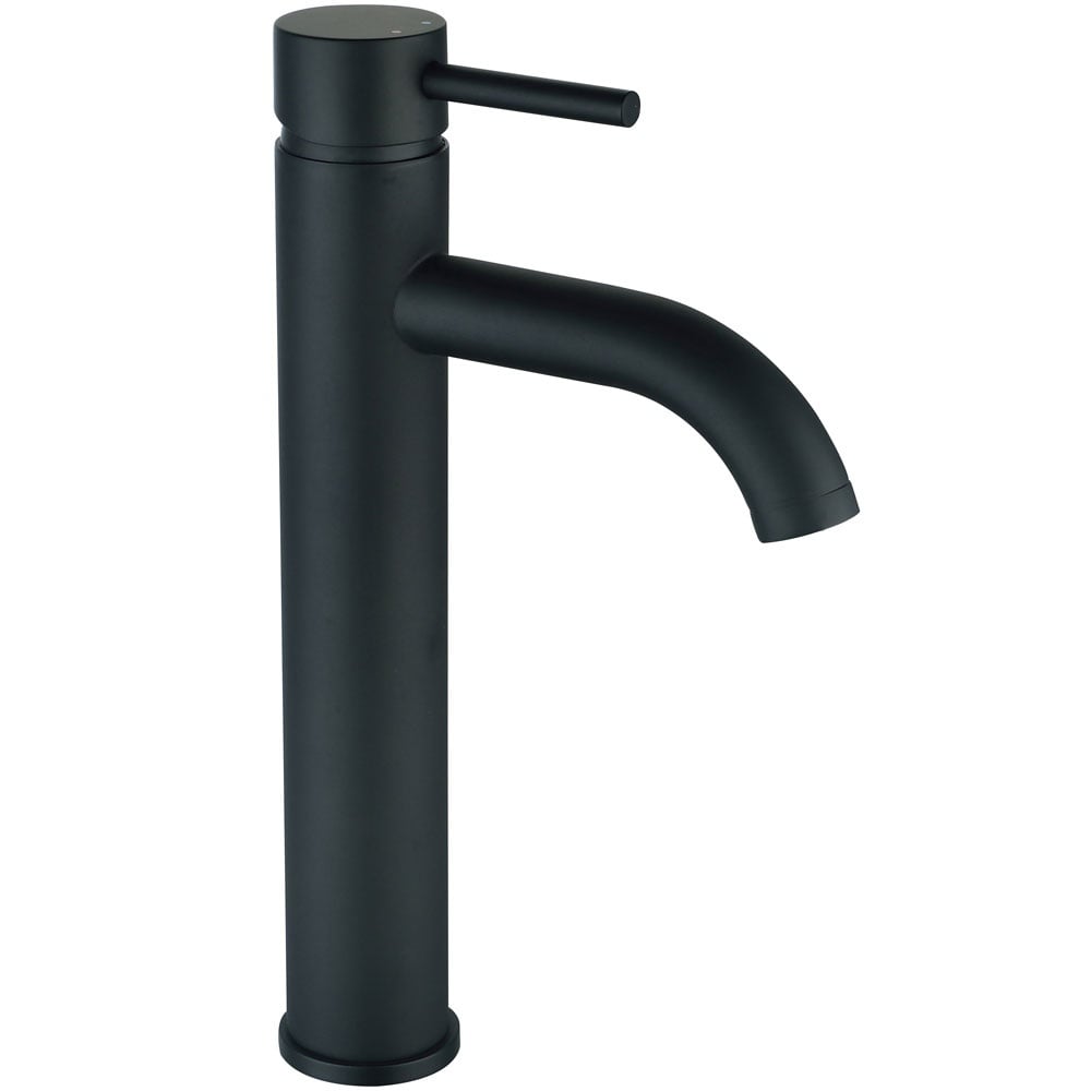 Astini Chepstow Orca Black Bathroom Basin Mixer Tap TIS5108 – Worktop City