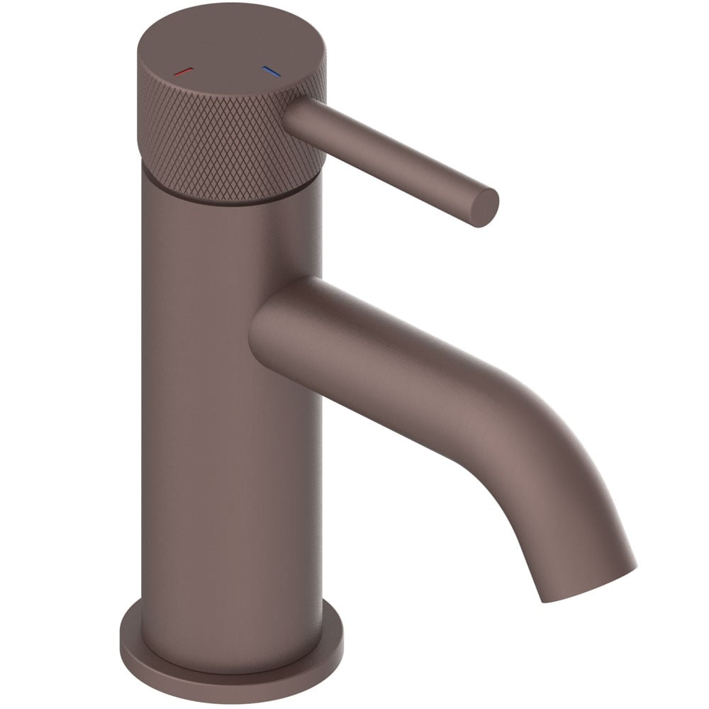 Astini Redondo Brushed Bronze Eco Round Basin Mixer Tap & Waste ...