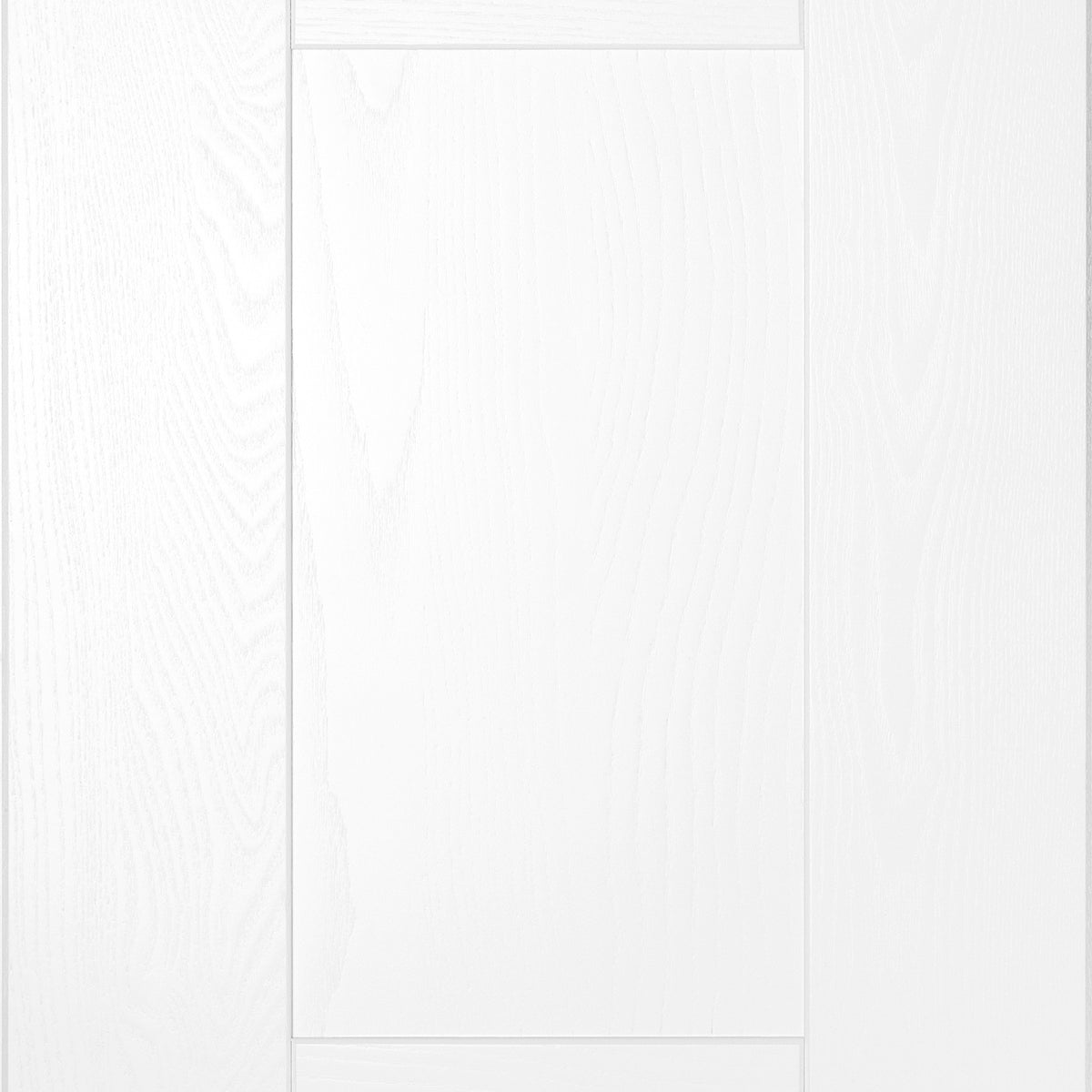 Buckingham Wood Grain Shaker White End Panel Doors – Worktop City