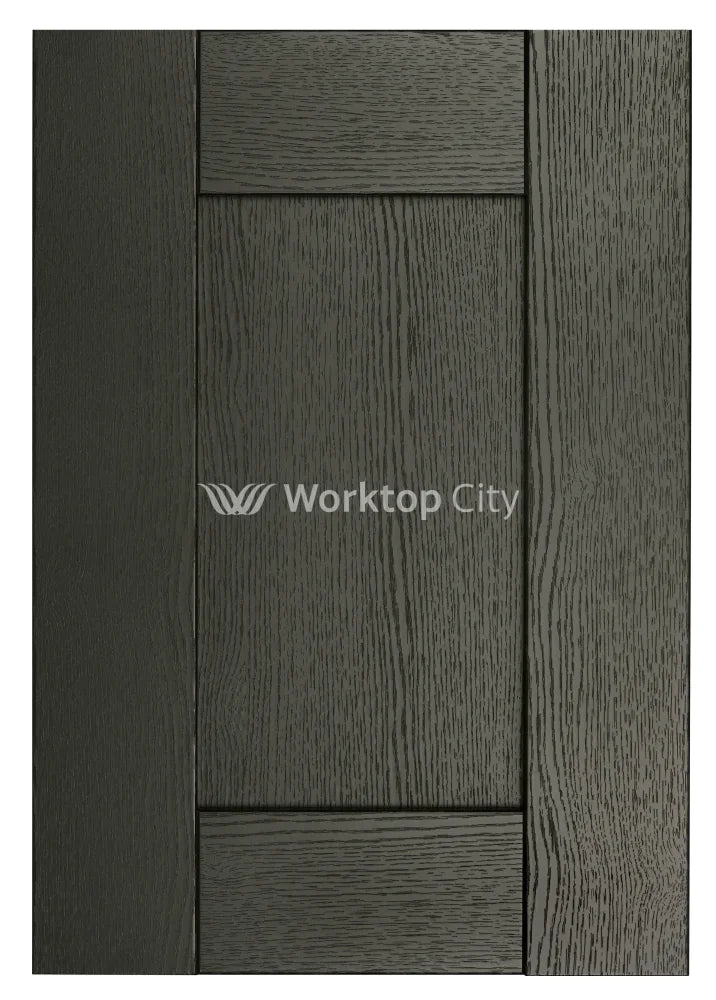 Buckingham Graphite Wood Grain Shaker Kitchen Doors Sample – Worktop City