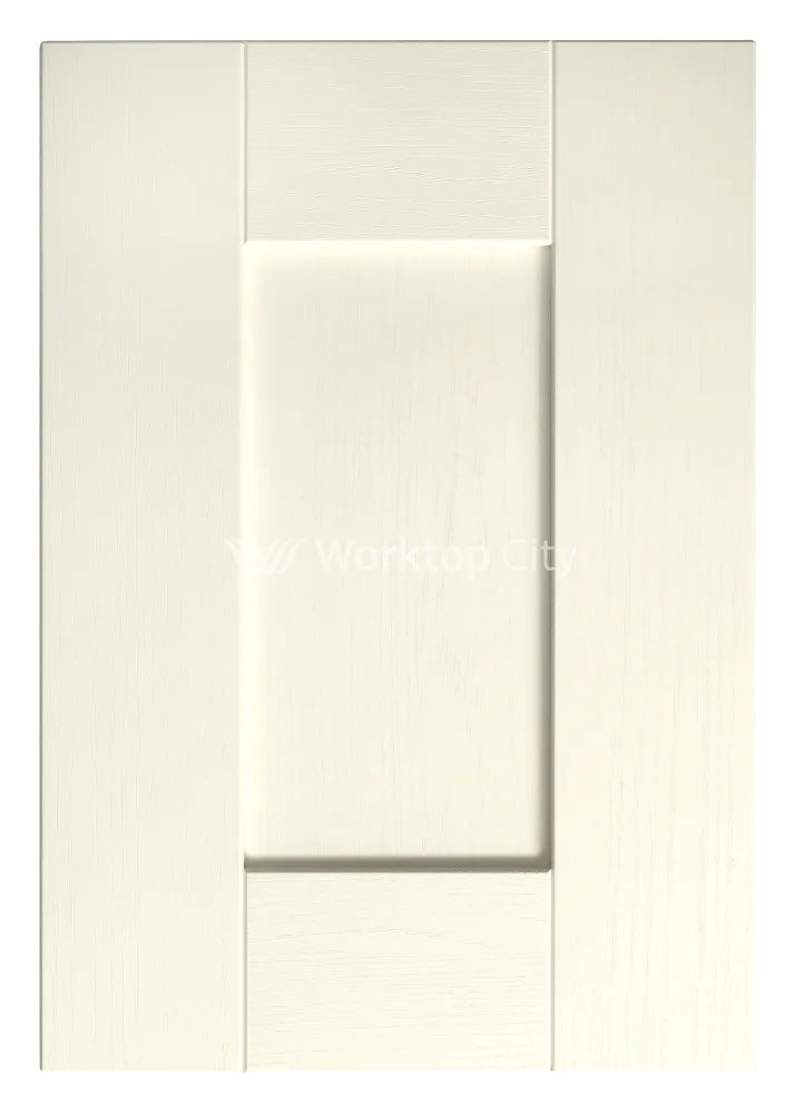 Buckingham Ivory Wood Grain Shaker Kitchen Doors Sample – Worktop City