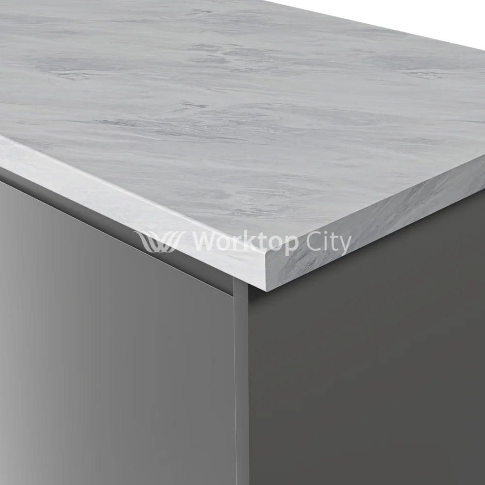 Wilsonart Sirocco Marble Postformed Edge Kitchen Worktops (Extramatt F ...