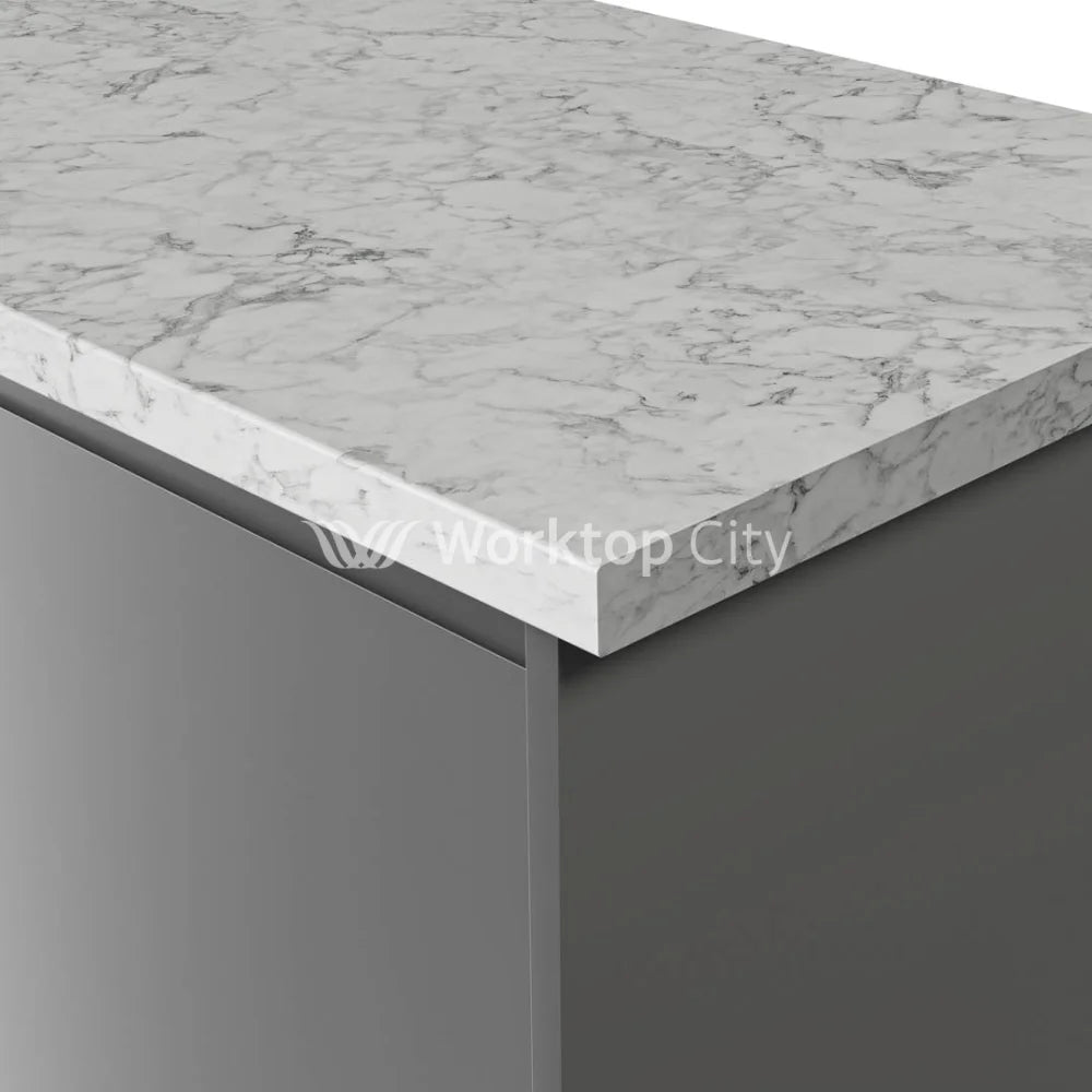 Duropal Kitchen Worktops S63009MS Carrara Marble - Enhanced Semi Matt – Worktop City