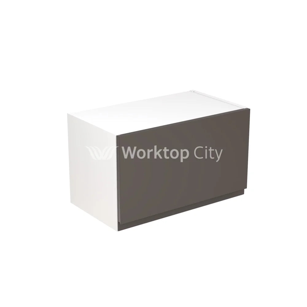 KITCHEN KIT FLATPACK J PULL SUPER GLOSS GRAPHITE 600 WALL UNIT BRIDGE ...