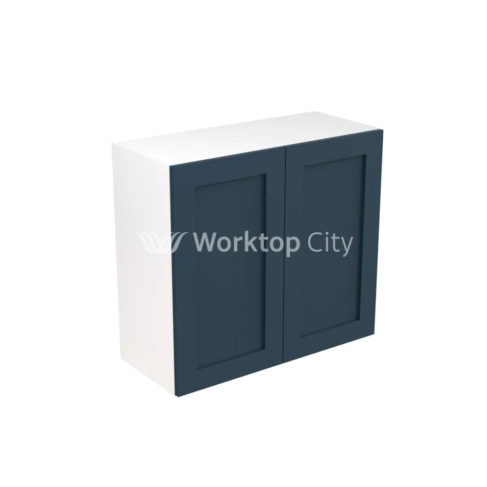 KITCHEN KIT FLATPACK SHAKER ULTRA MATT INDIGO BLUE 800 WALL UNIT ...