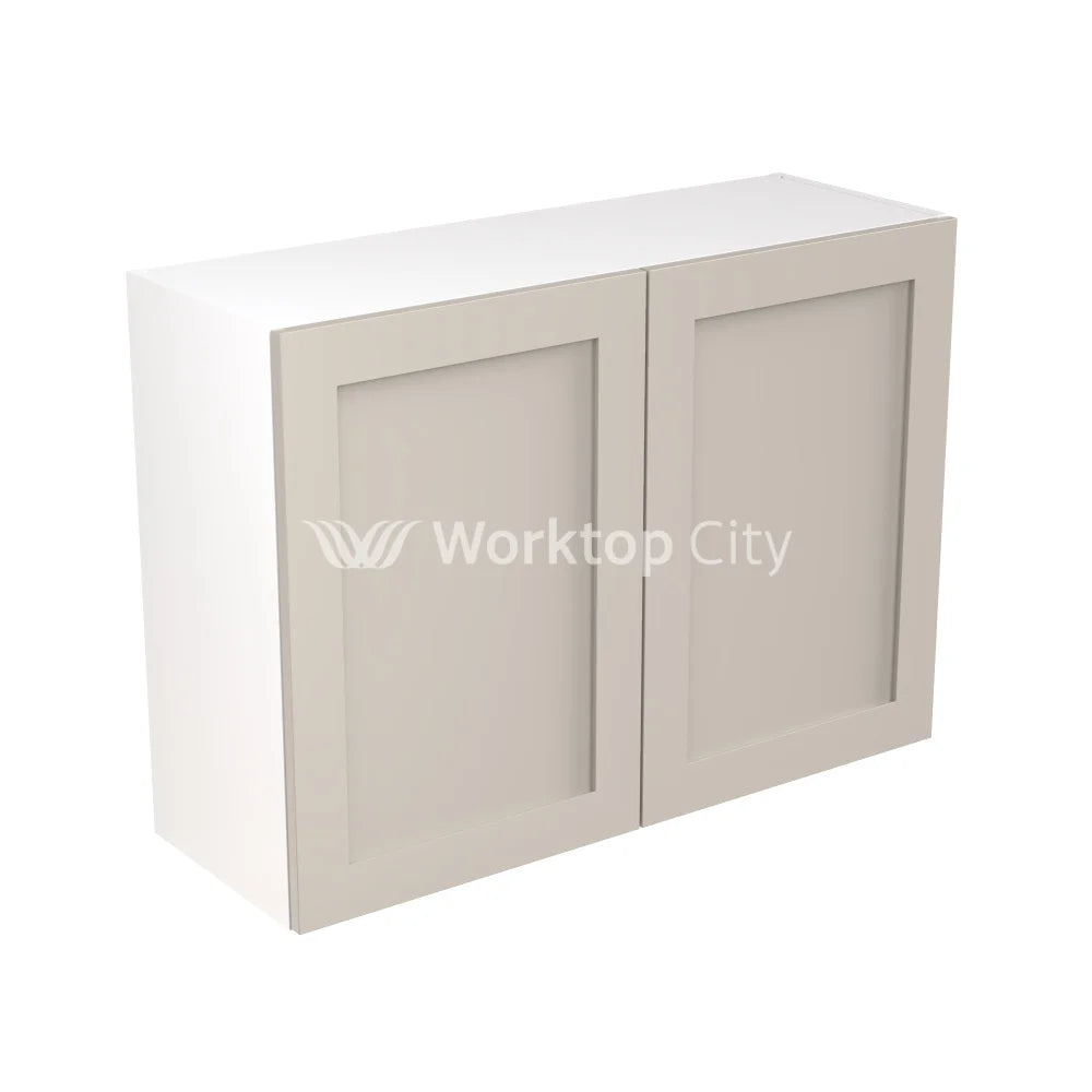 KITCHEN KIT FLATPACK SHAKER ULTRA MATT LIGHT GREY 1000 WALL UNIT ...
