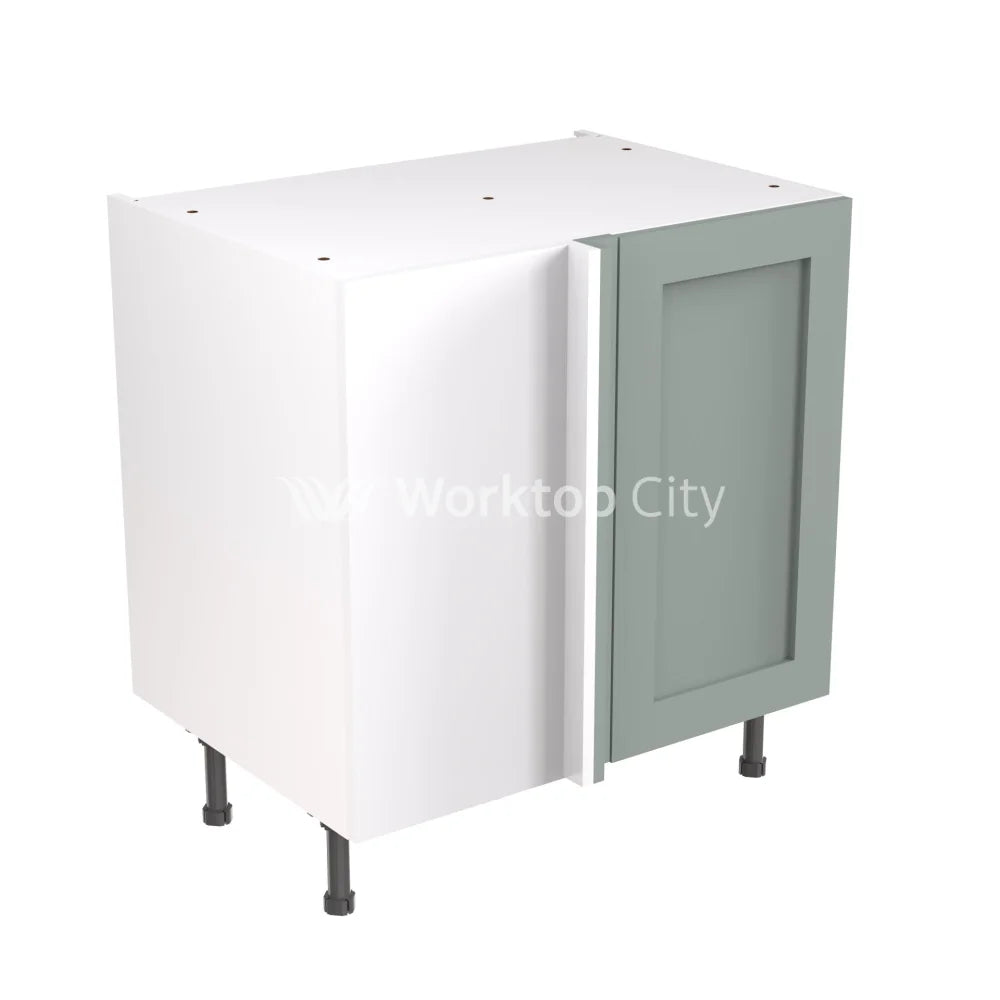 KITCHEN KIT FLATPACK SHAKER ULTRA MATT SAGE GREEN 800 BASE UNIT BLIND ...