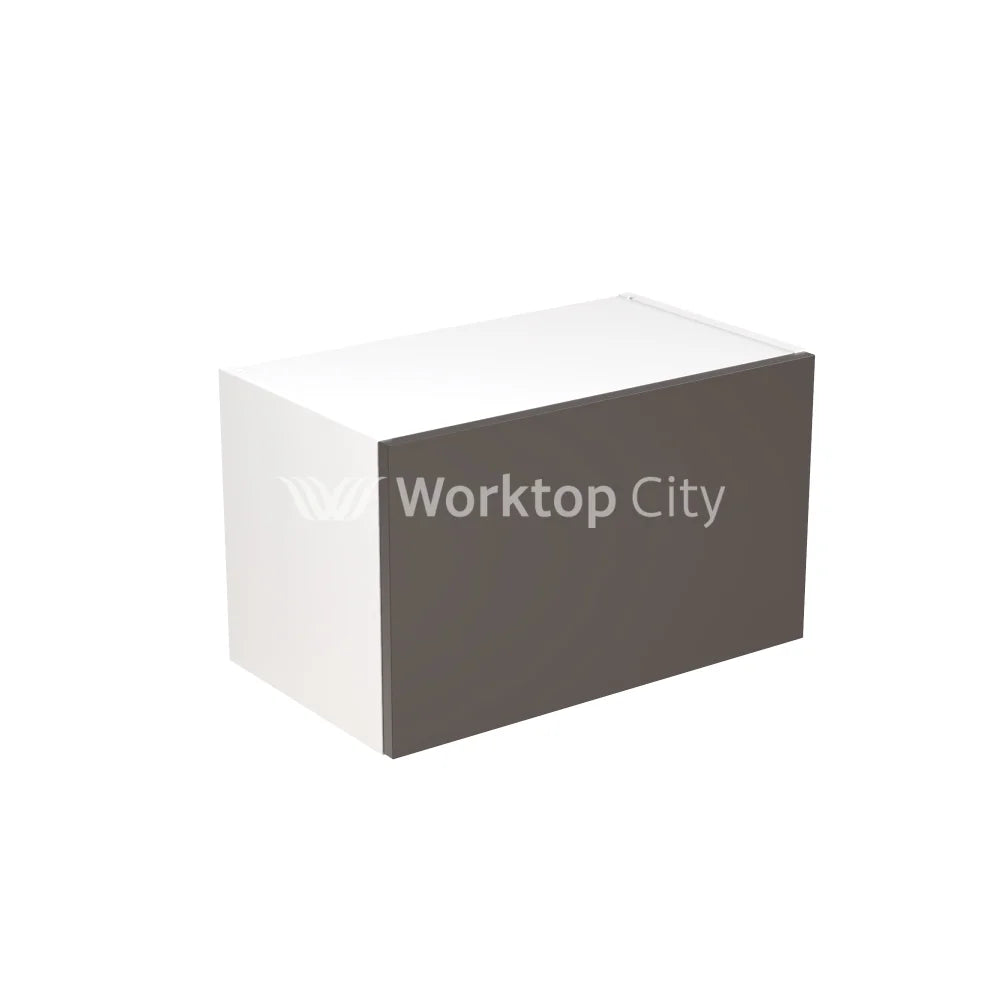 KITCHEN KIT FLATPACK SLAB SUPER GLOSS GRAPHITE 600 WALL UNIT BRIDGE ...