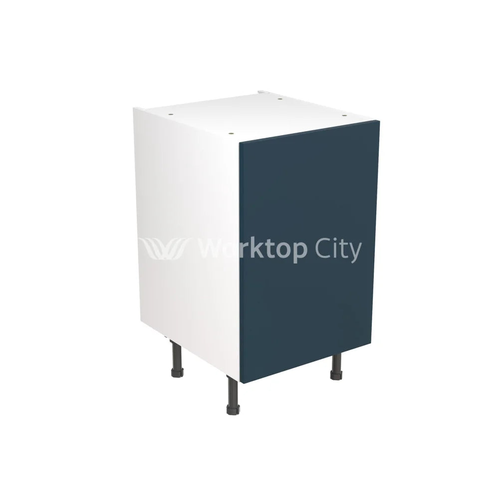 KITCHEN KIT FLATPACK SLAB ULTRA MATT INDIGO BLUE 500 BASE UNIT ...