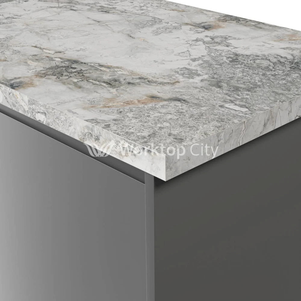 Kronodesign K552 SU White Iceberg Marble - Square Edge – Worktop City