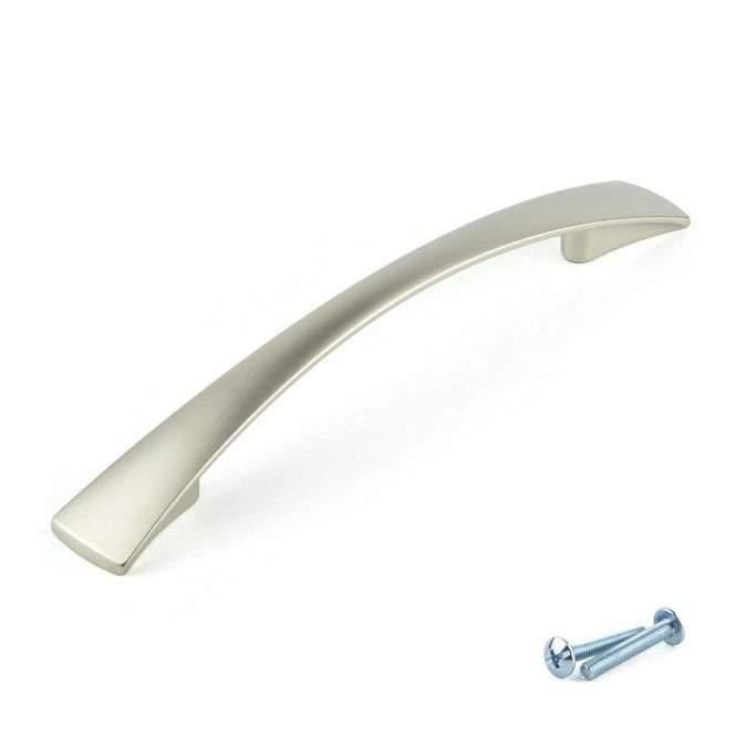 Matt Nickel Tapered Cabinet & Cupboard Handle – M4TEC Elgin D6 ...