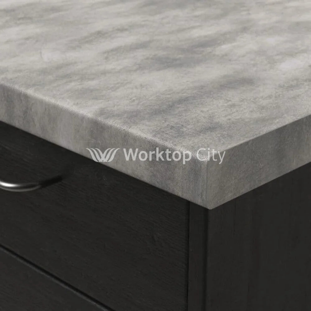 Senses Laminate Kitchen Worktops Industrial Concrete Round (Postformed ...