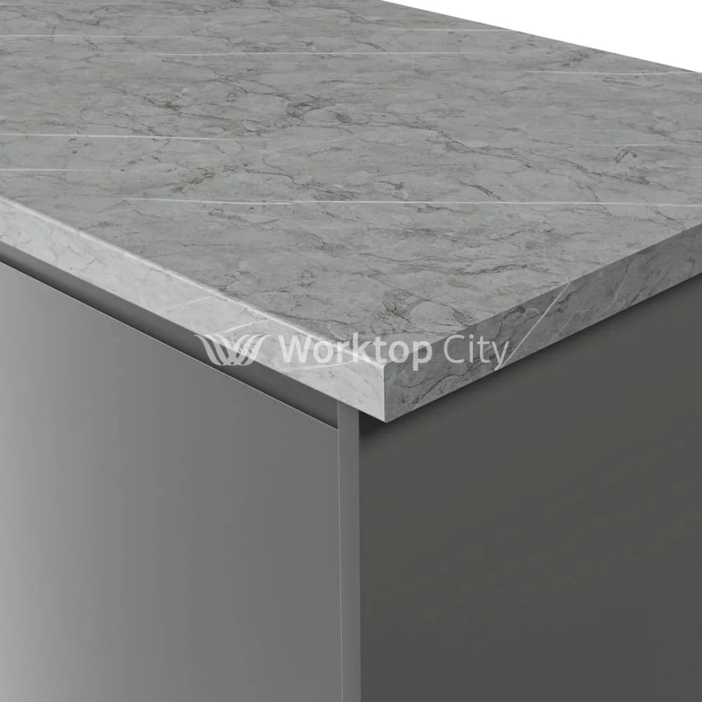 Spectra Lombardy Marble Postformed Laminate Kitchen Worktops - Matt Fi ...
