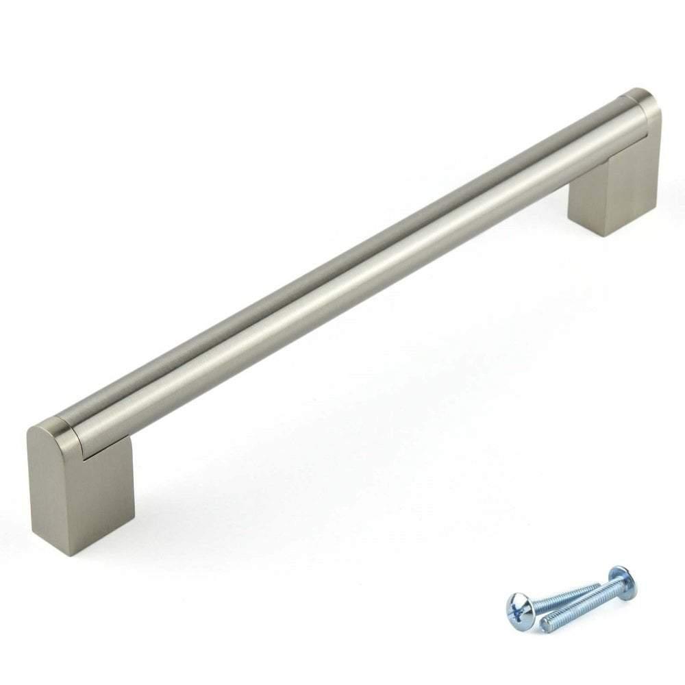 Steel Boss Cupboard Door Cabinet Handle M4TEC Aviemore B4 – Worktop City
